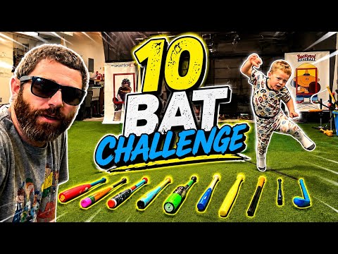 10 BAT CHALLENGE - Can Waylon do it?