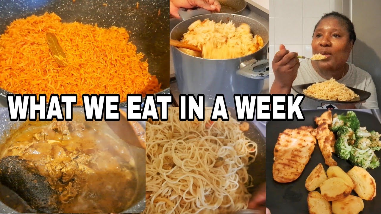 WHAT WE EAT IN A WEEK/NIGERIAN FAMILY IN ITALY/COOK WITH ME/MEAL IDEAS ...