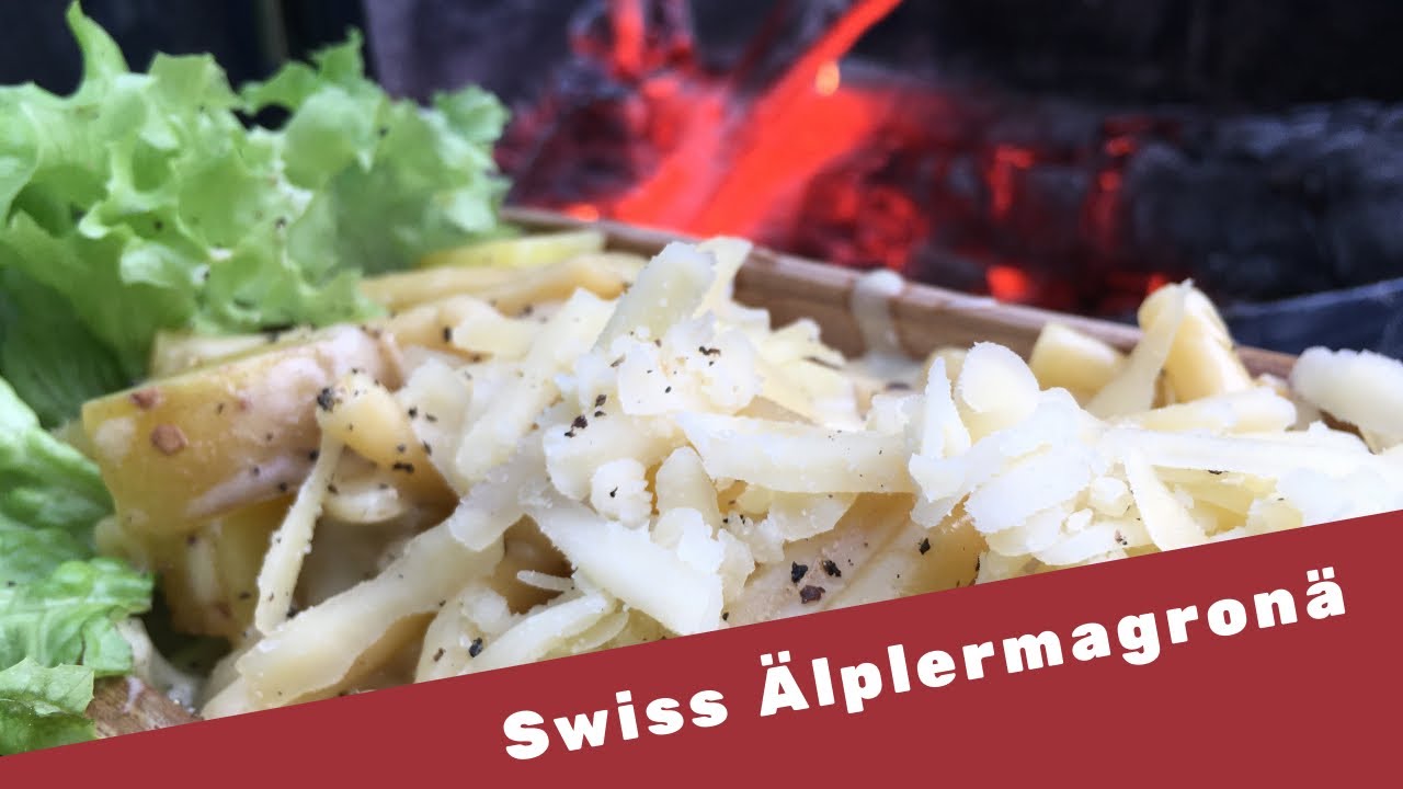 traditional swiss Älplermagronen recipe/ made in the cauldron - YouTube