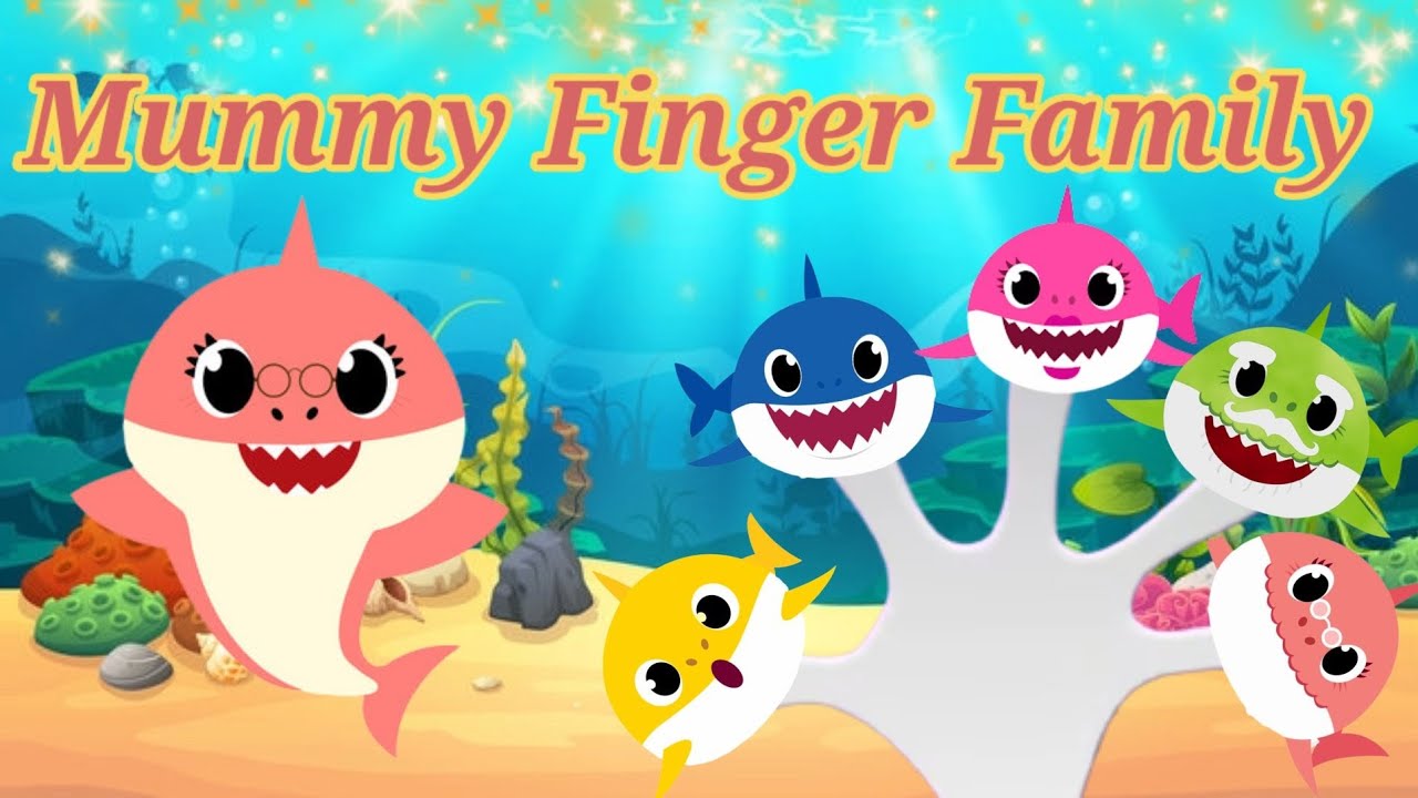Shark Finger Family Rhyme & More Collection | Top 8 Finger Family ...