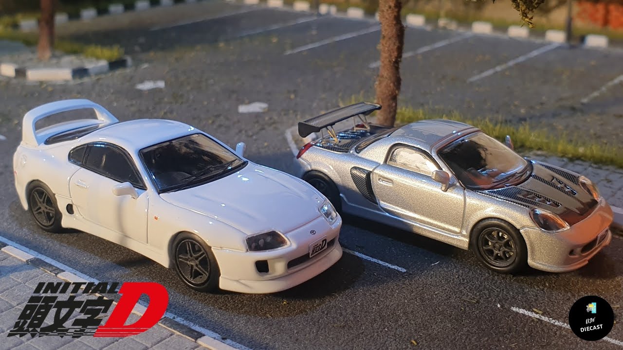 Toyota MR-S and Toyota Supra Initial D Vol.5 by Modeler's | UNBOXING ...
