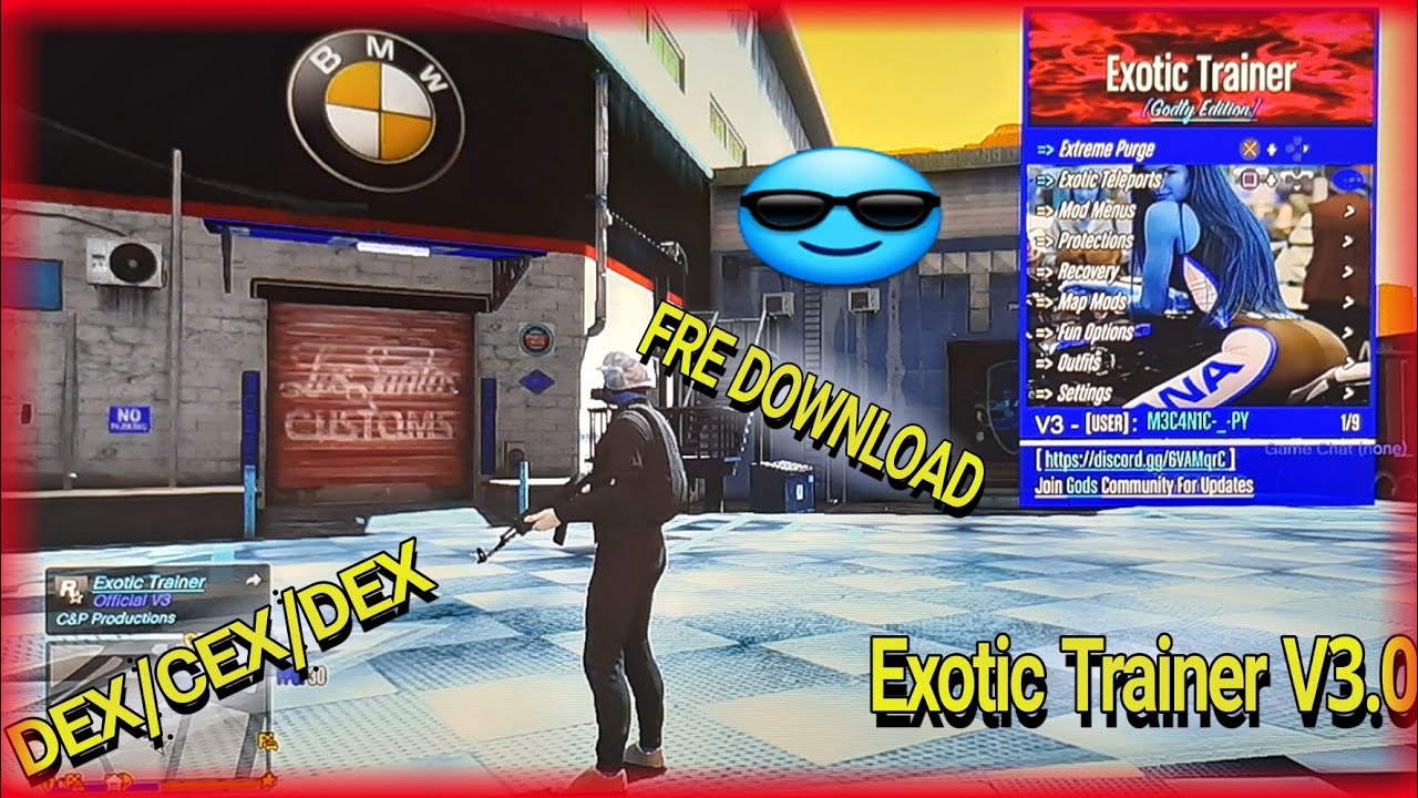 []PS3 GTA5[] Exotic Trainer V3.0 ModLoader + Download ( Dex/Cex/Hen ...