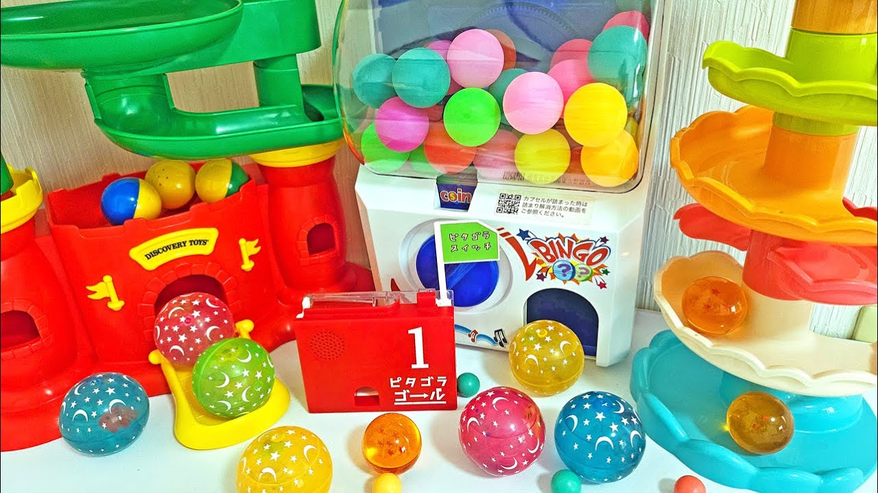 Marble Run Race ASMR ☆ Gacha Gacha x Transparent Water Tank x Marble ...
