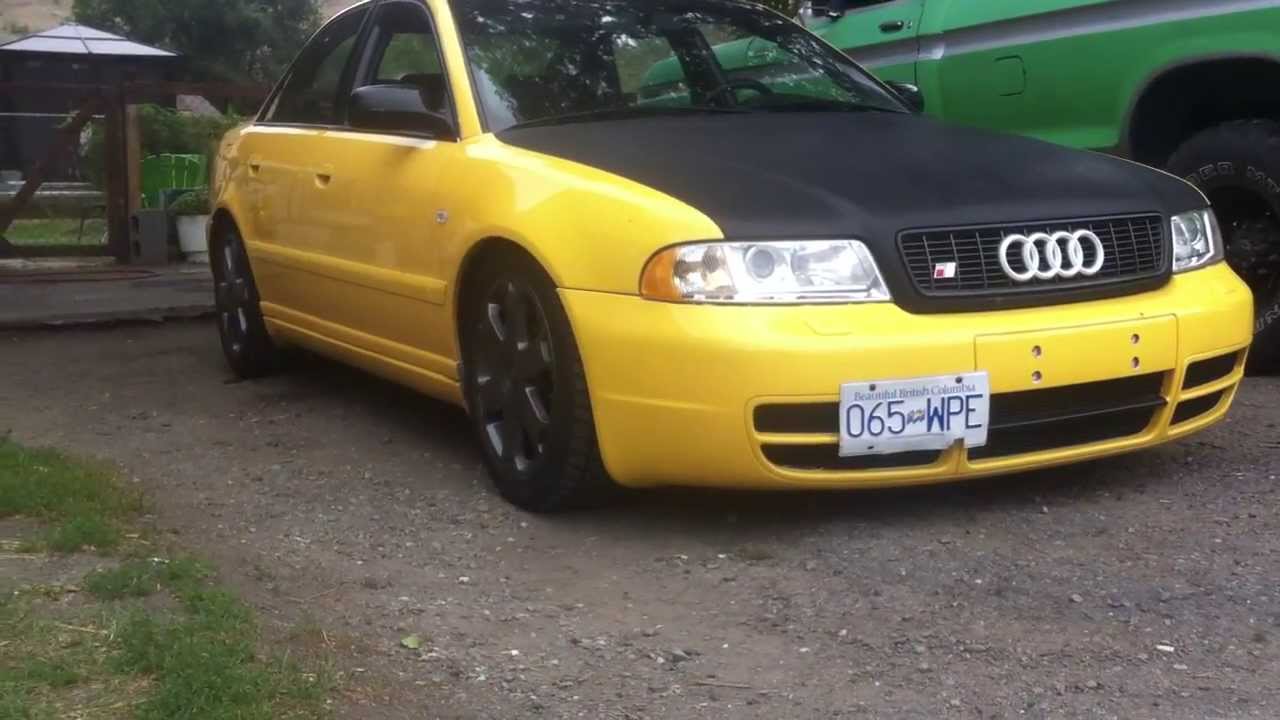Slammed Audi S4 - YouTube