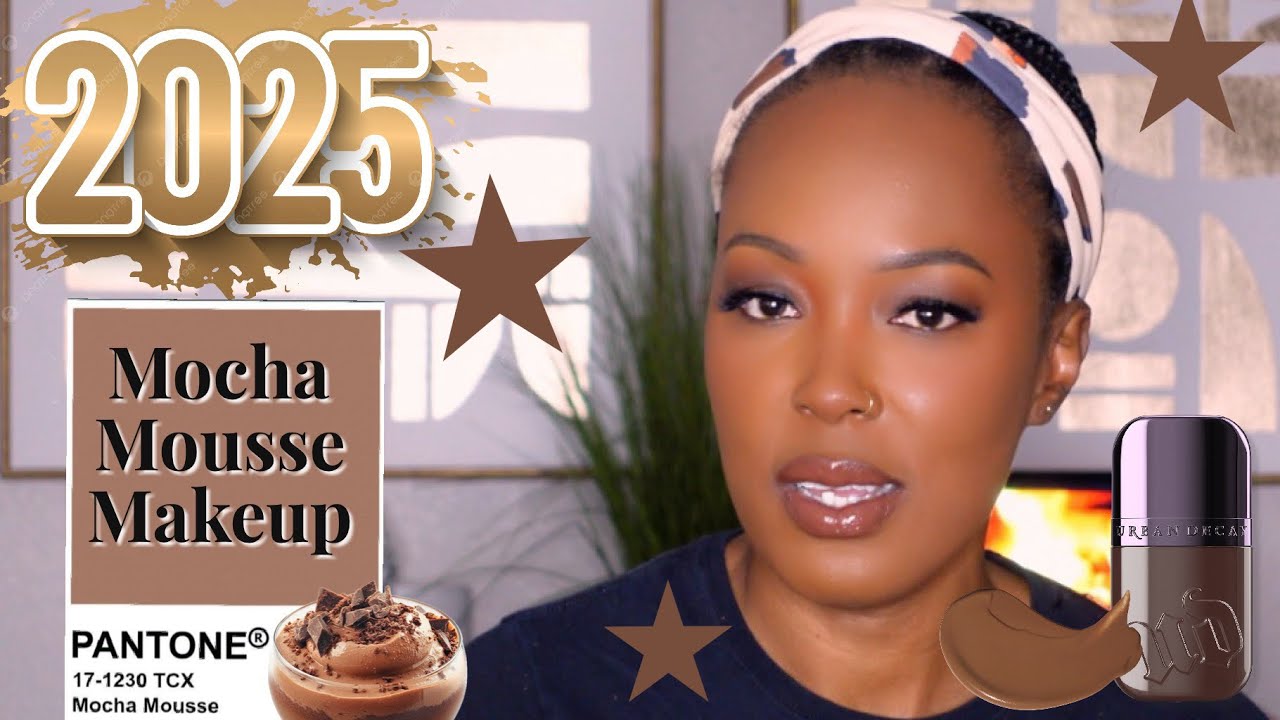 Soft Glam Mocha Mousse Makeup: Makeup Look Inspired by Pantone 2025 ...