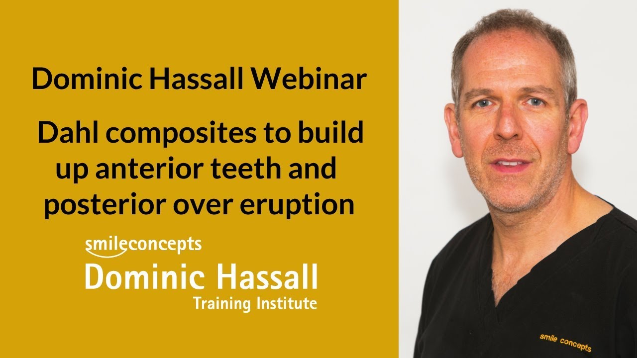 Dahl composites to build up anterior teeth and posterior over eruption ...