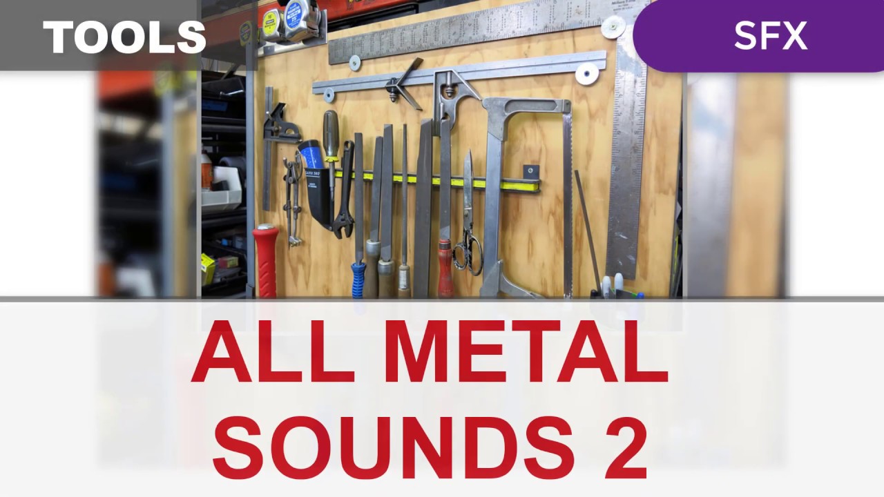METAL SOUND EFFECTS 2 | Clinks | Tings | Hit | Hammer | Sweep ...