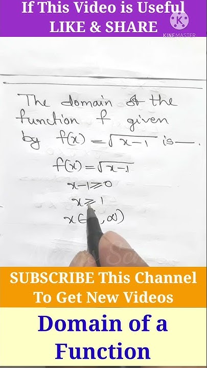 73.Domain of a Function / Relations and Functions/ NCERT class 11 /Plus One Mathematics in ...