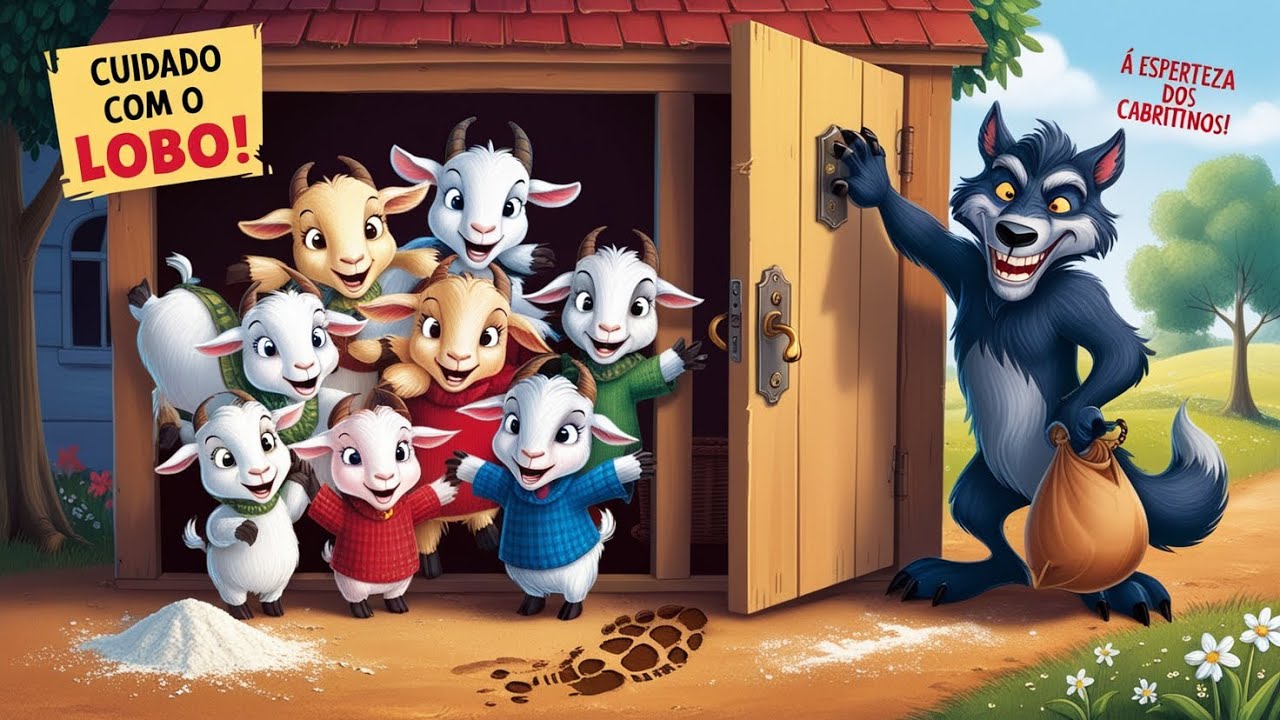 O Lobo e os Sete Cabritinhos | Histórias infantis - YouTube