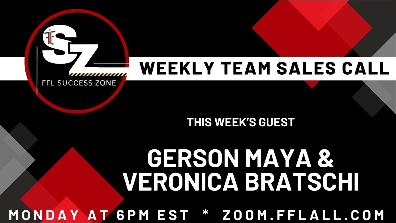 Gerson Maya and Veronica Bratschi - Monday Night Success Zone Sales ...