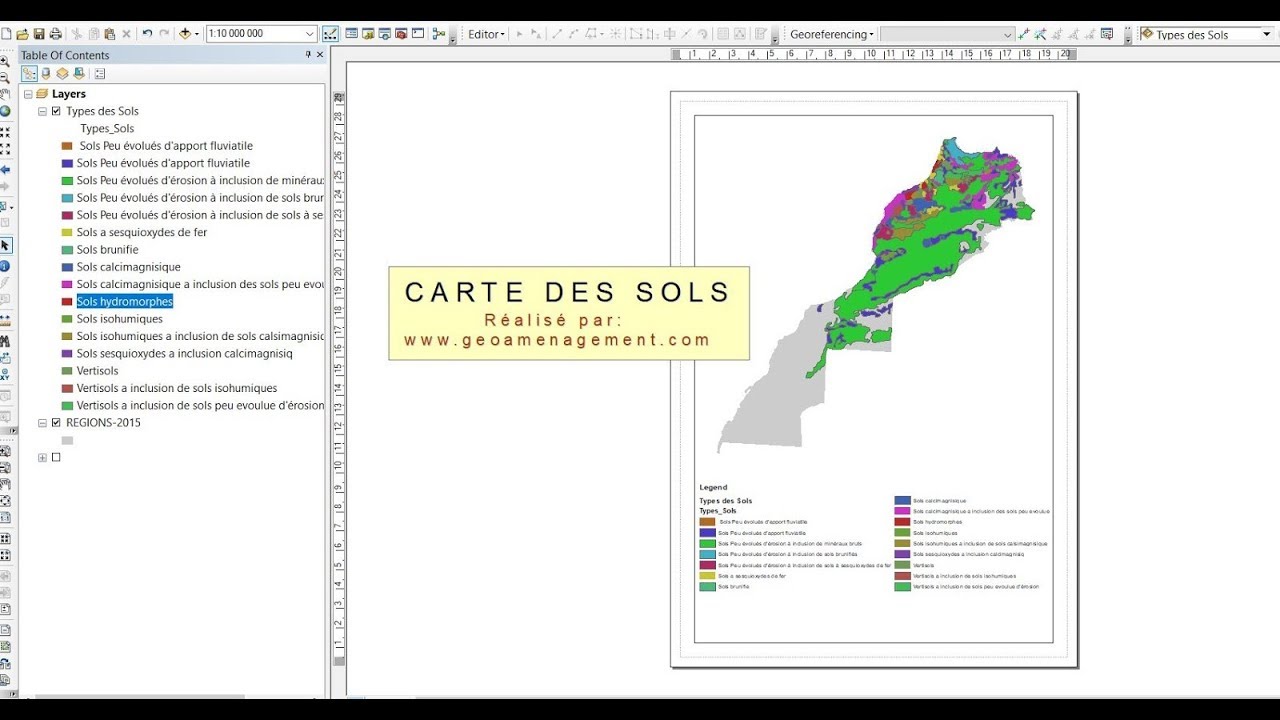 Télécharger fichier de forme (shapefile) des types des sols de Maroc ...