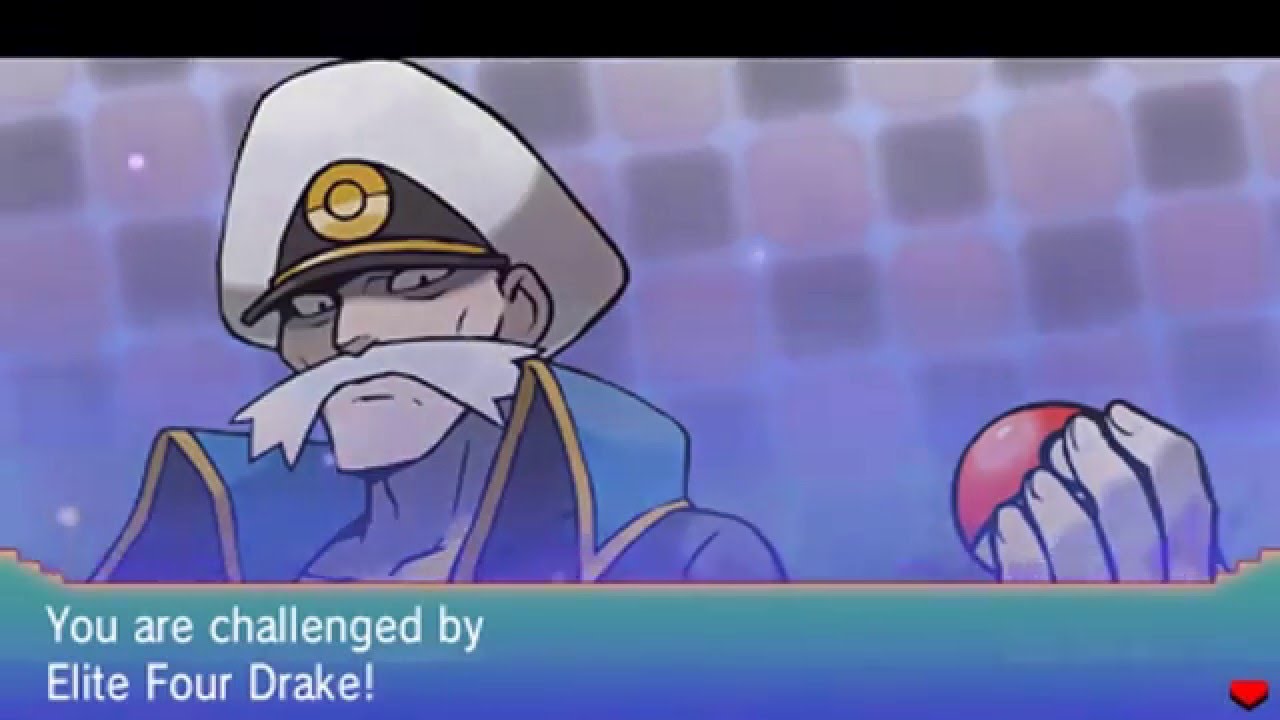 Pokemon Emerald Vs Elite Four Drake - YouTube