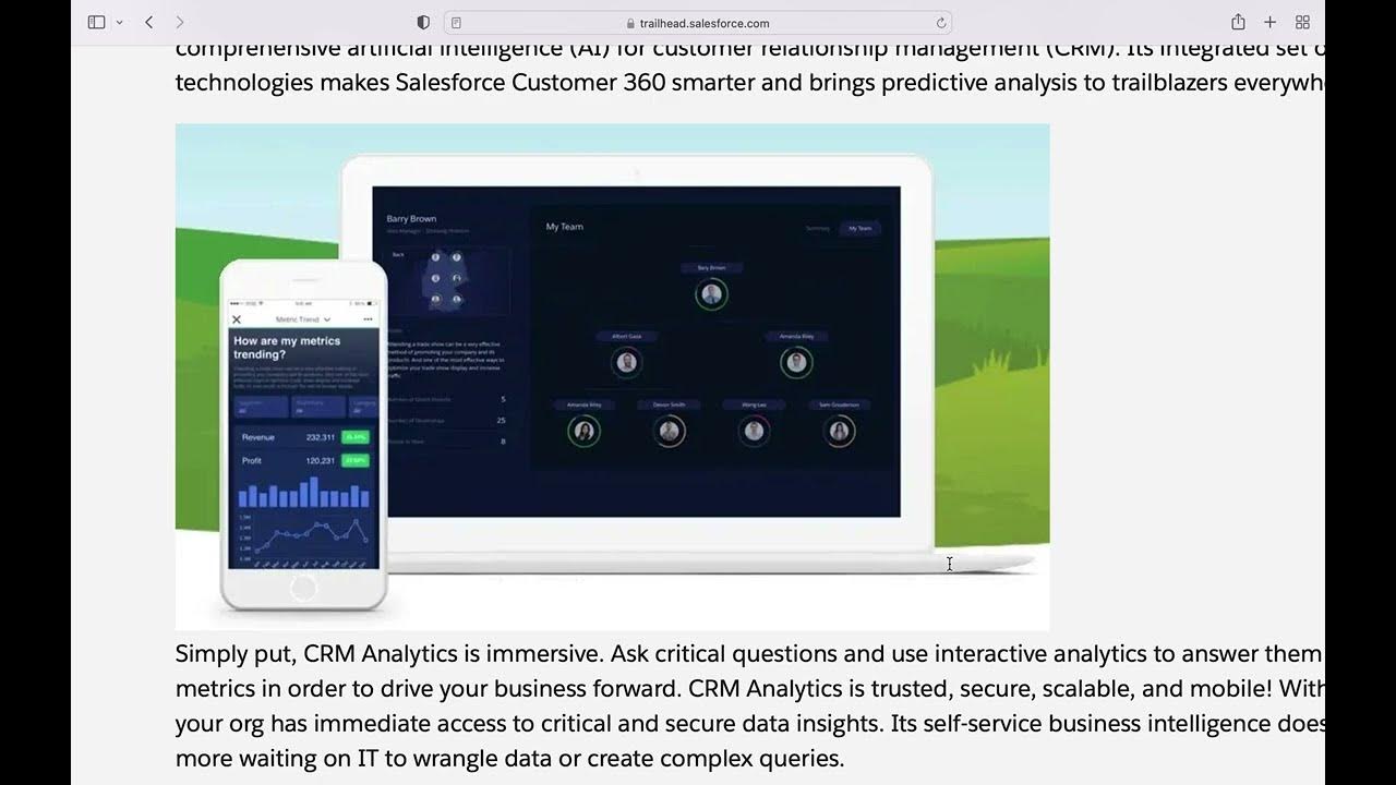 Tableau CRM AKA CRM Analytics | Salesforce Trailhead Module Quiz - YouTube