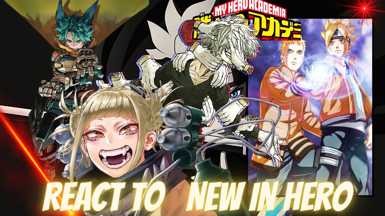 𝙋𝙧𝙤 𝙝𝙚𝙧𝙤𝙚𝙨 𝙧𝙚𝙖𝙘𝙩 𝙩𝙤 boruto | naruto shippuden | sasuke uchiha | MHA ...