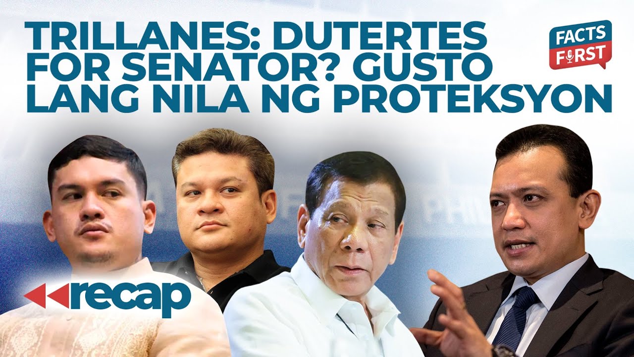 Trillanes binanatan ang planong pagtakbo sa Senado ng 3 Duterte - YouTube