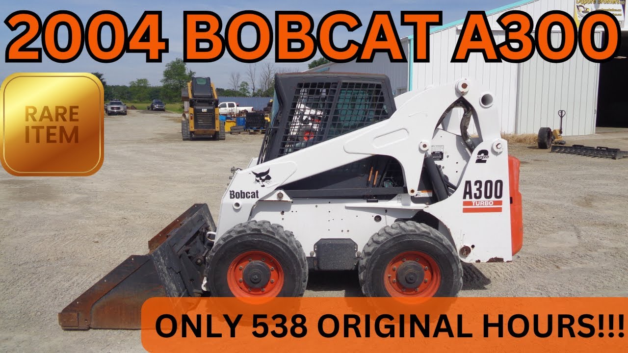 2004 Bobcat A300 Skid Steer Loader Walk Around & Operational Video ...