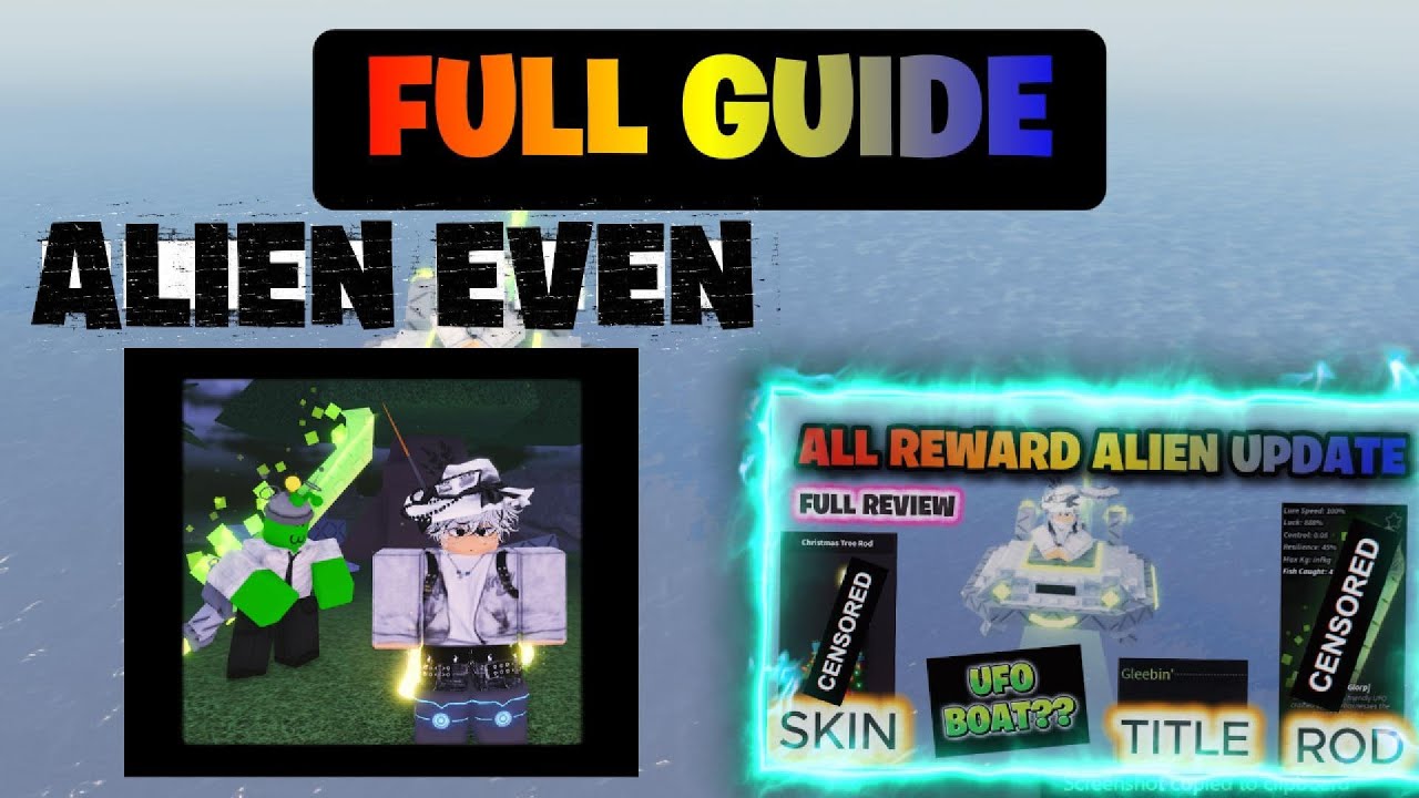 FULL GUIDE Alien Event In FISCH #roblox #fisch - YouTube