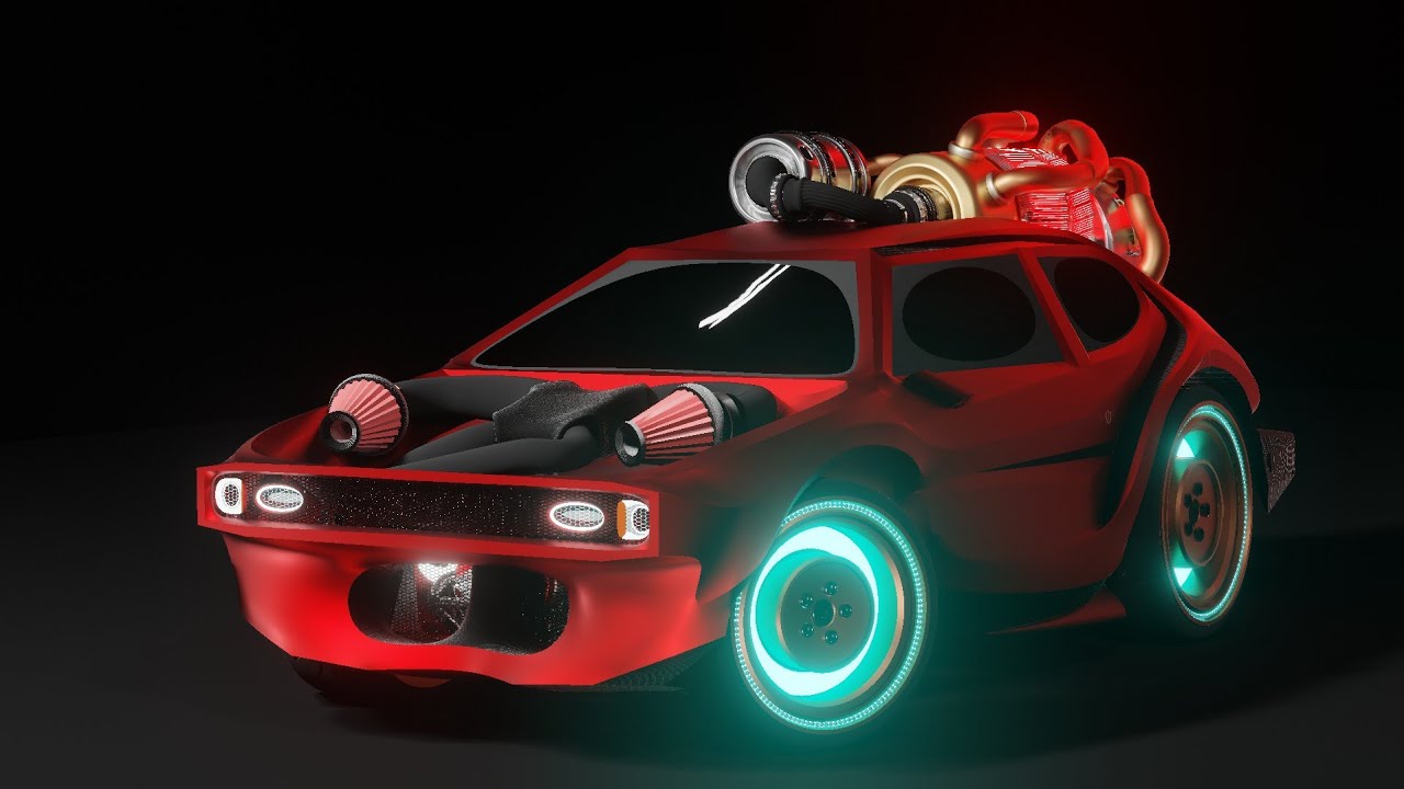 Dream Machine Racing Queen|Car animation 2019 [Blender] - YouTube
