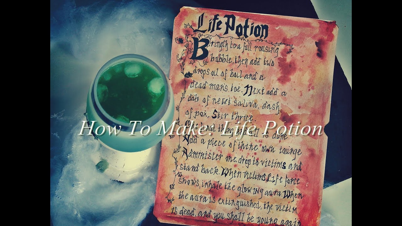 Hocus Pocus Life Potion Recipe - Banana-breads.com