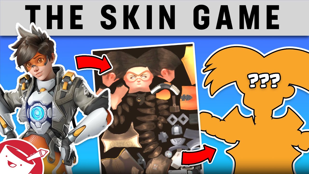 Drawing Video Game Characters Based Only On Their Skin - YouTube
