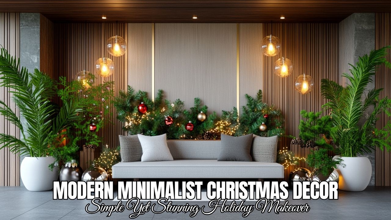 Modern Minimalist Christmas Decor Ideas: Simple Yet Stunning Holiday ...