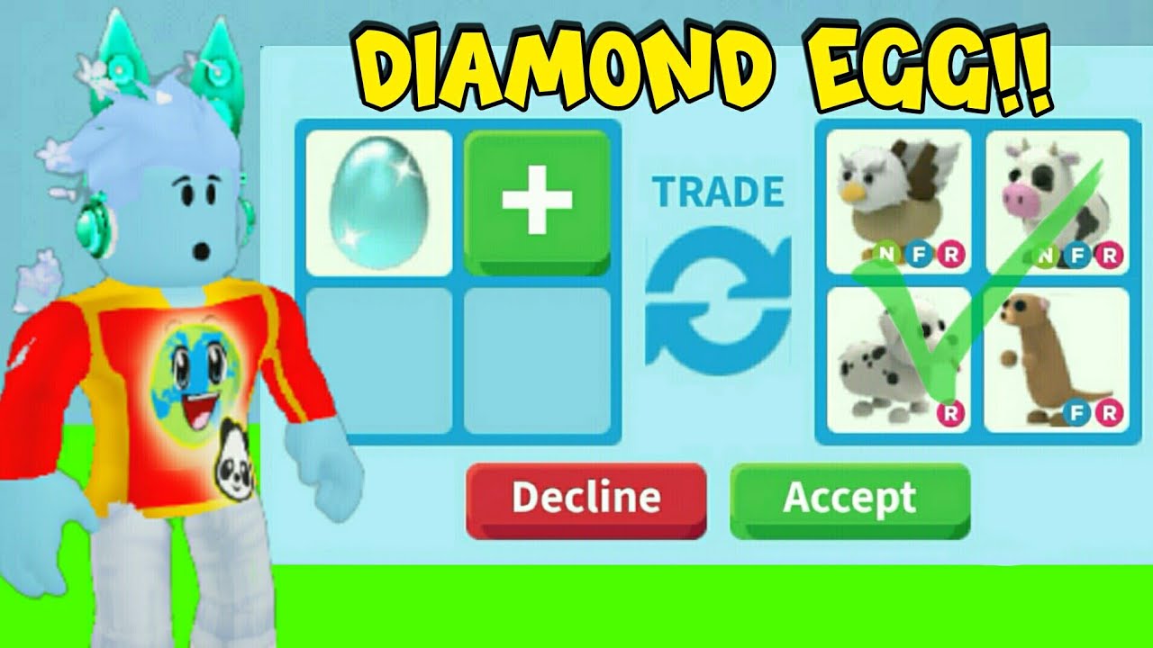 What People TRADE For DIAMOND EGG In Adopt Me! (Roblox Adopt Me) - YouTube