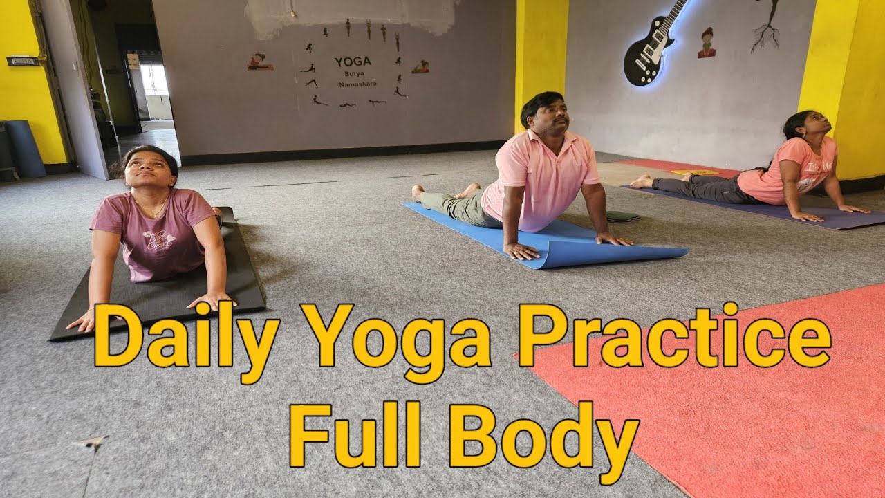 DAILY YOGA PRACTICE | FULL BODY YOGA AT HOME | YOGA WITH GAURAV - YouTube
