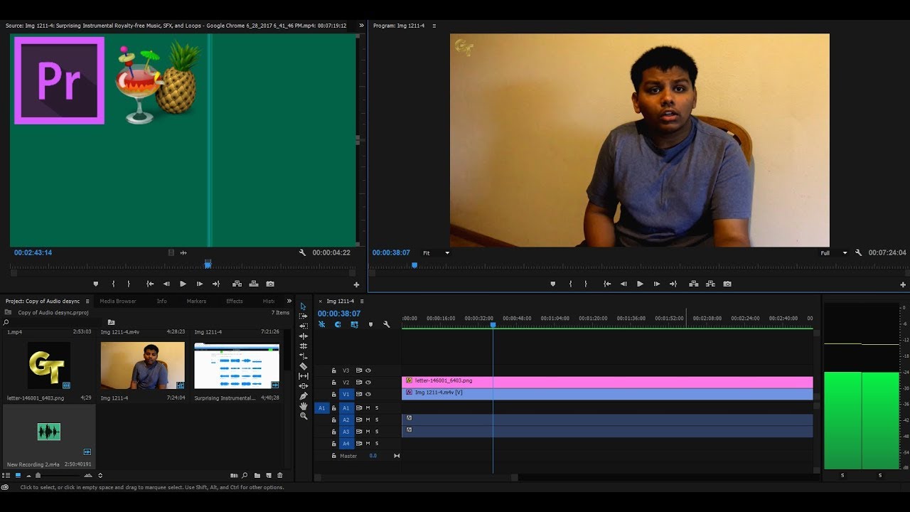 How To Fix Unsynced Audio In Adobe Premiere Pro - YouTube