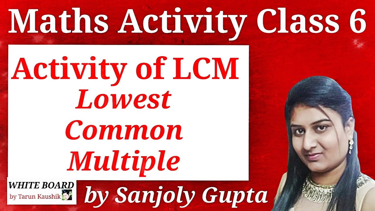 Maths Activity Lowest Common Multiple | LCM Activity | Class 6 Maths ...