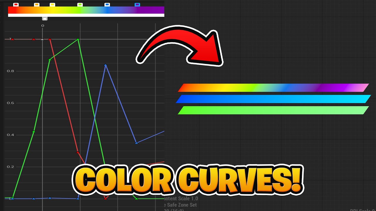 Using COLOR CURVES in UEFN! (Custom Gradients Tutorial) - YouTube