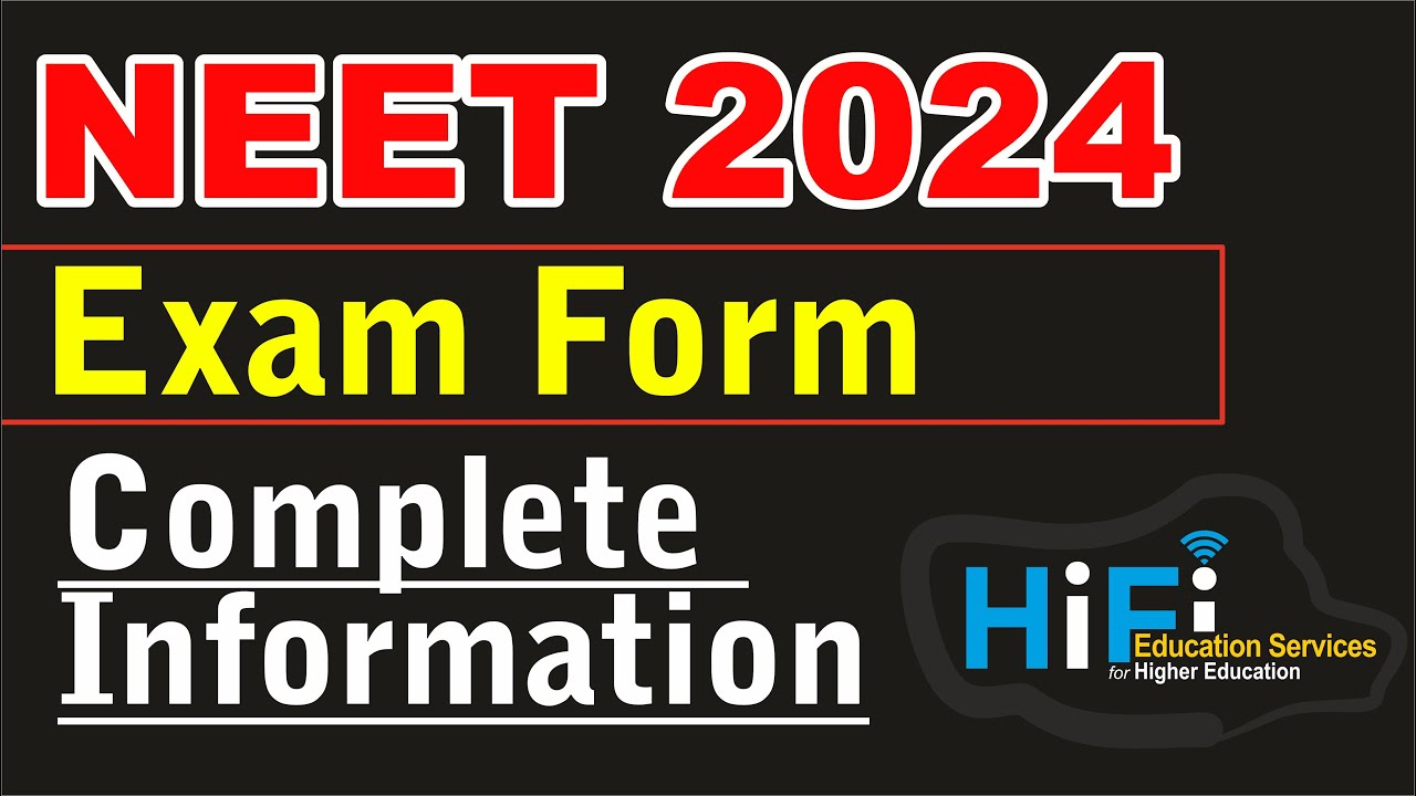 How to Fill NEET Application Form 2024 How to Fill NEET Form 2024 ...