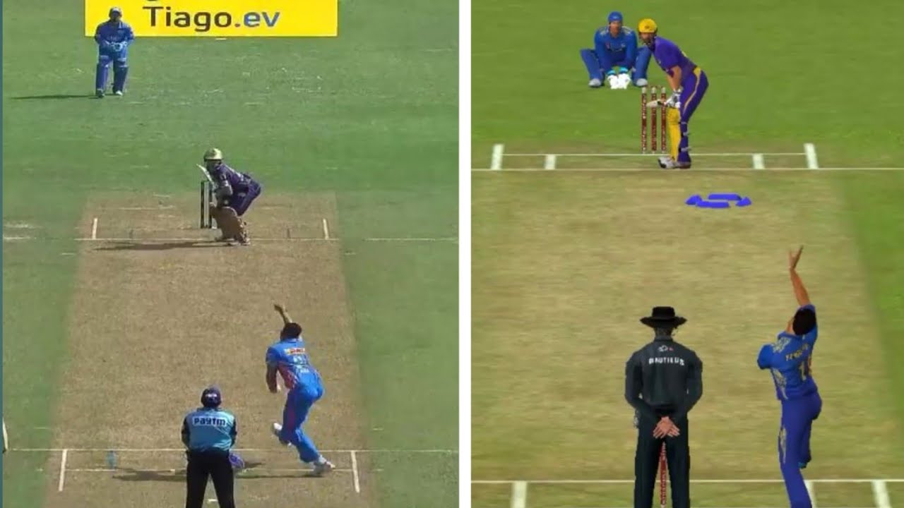 Arjun Tendulkar bowling action comparison| arjun tendulkar bowling ...