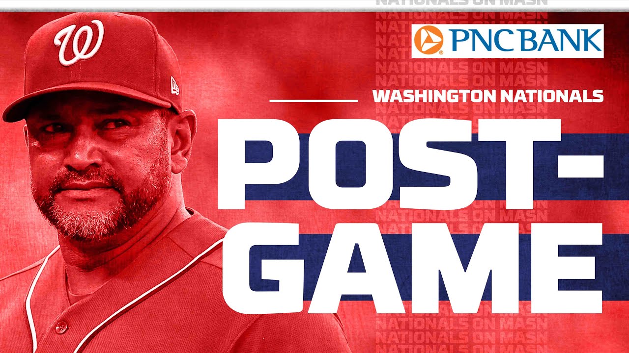 Davey Martinez on Victor Robles and MacKenzie Gore's dugout exchange ...