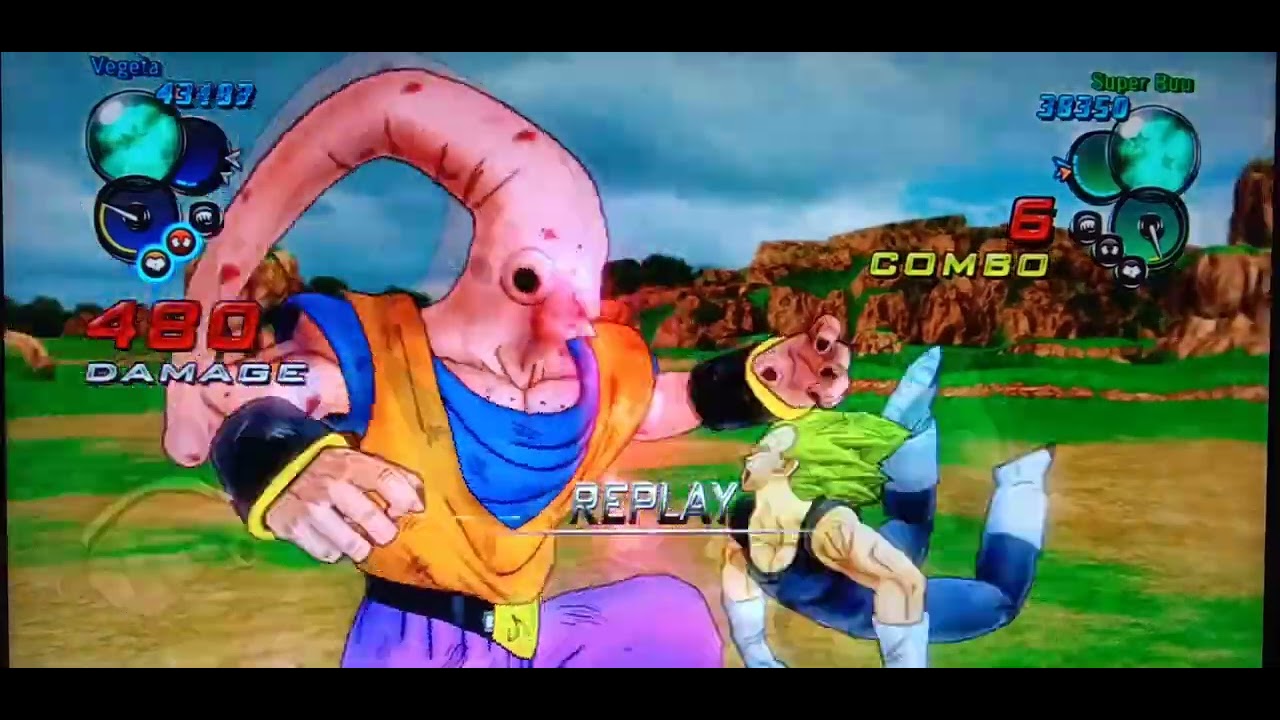 Dragon Ball Z: Ultimate Tenkaichi: Majin Vegeta VS. Super Buu (Gohan ...