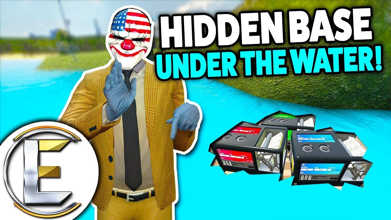 HIDDEN BASE UNDER THE WATER! - Gmod DarkRP Life (You Can Print Money ...
