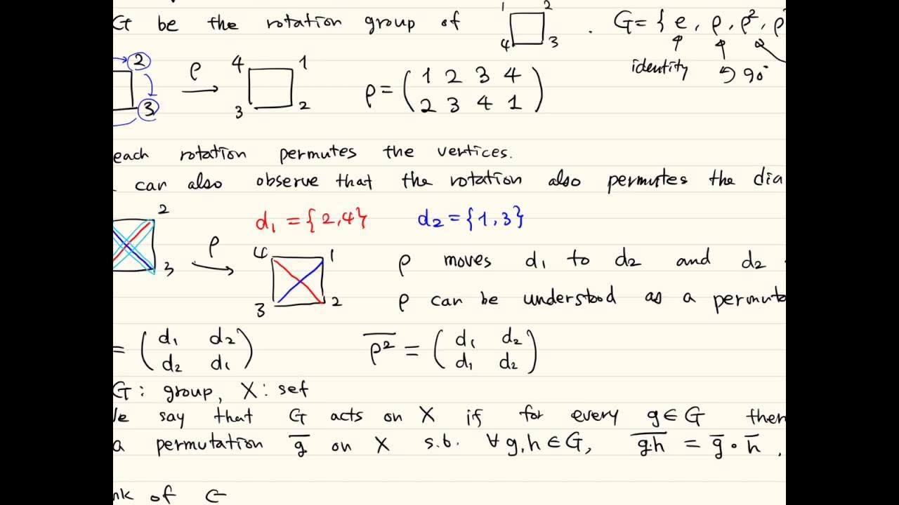 [Introduction to Combinatorics] Lecture 14. Group actions - YouTube