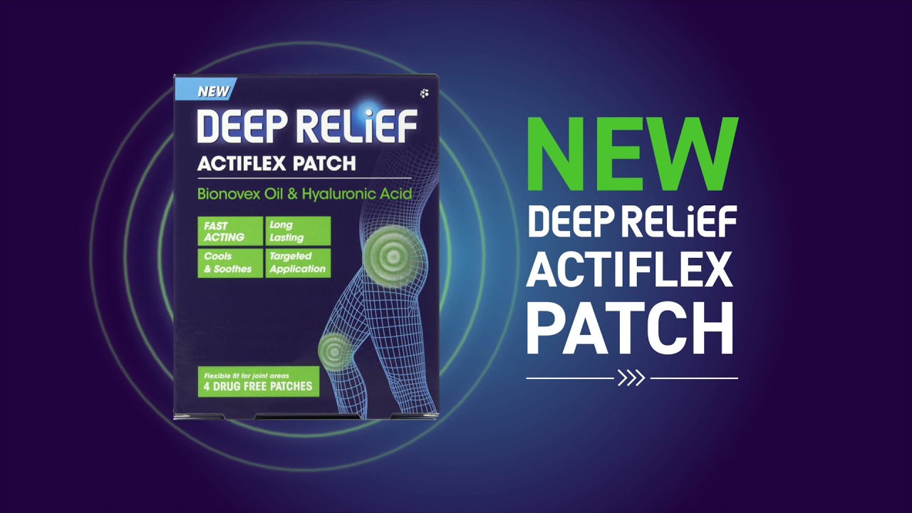 Deep Relief Actiflex Patch - YouTube