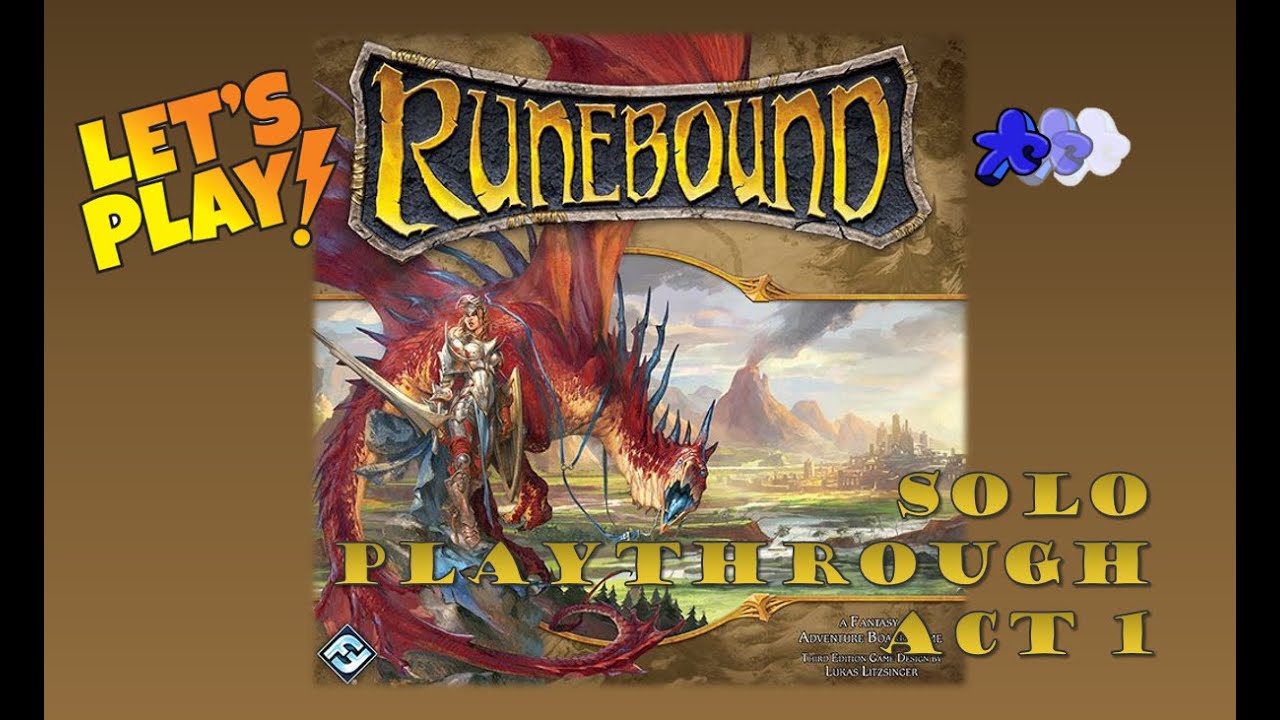 Runebound 3rd Ed | Solo Playthrough w/ just the Base Game - YouTube