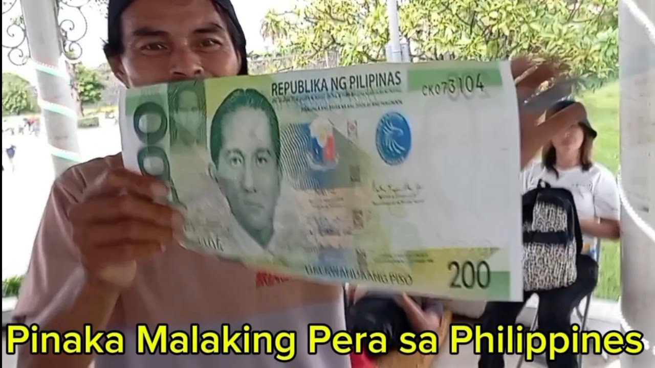 Pinaka Malaking Pera sa Philippines 😆😆, Funny Surprising Money 💰 - YouTube