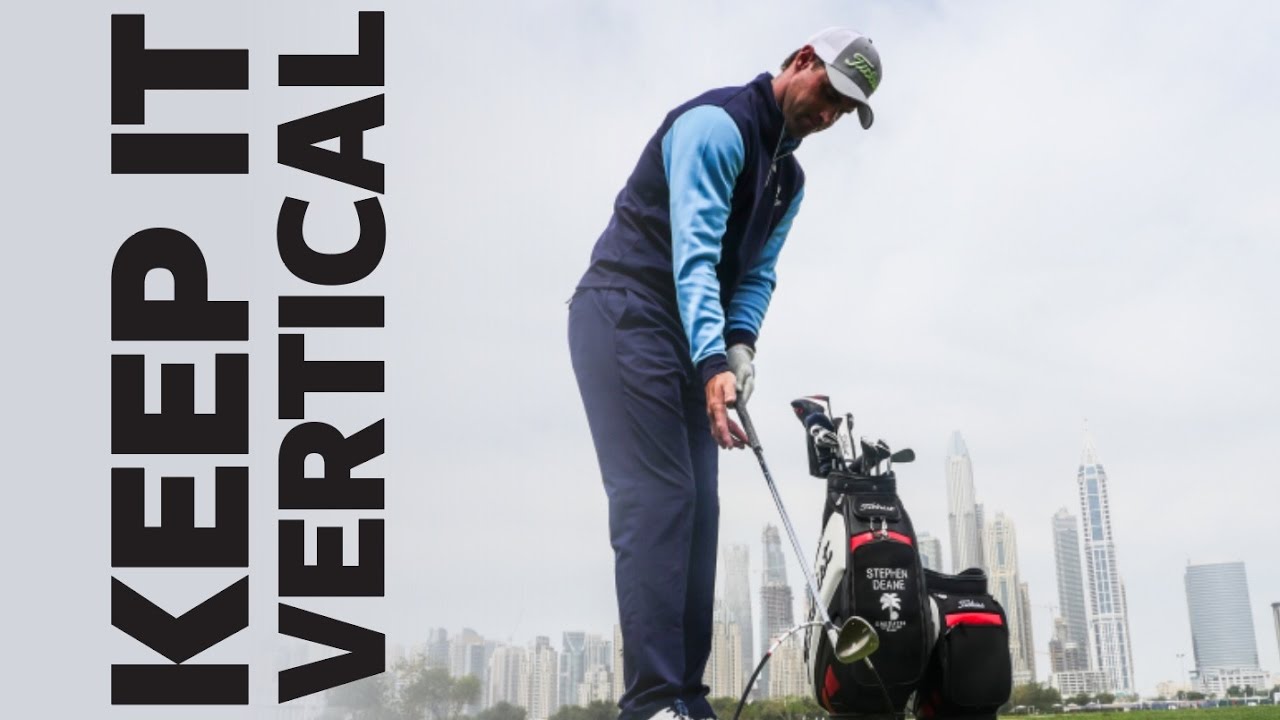 Pitch from a more vertical shaft angle for consistent strikes - YouTube