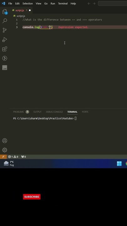 Vs In Javascript Know When To Use Which Coding Ytshorts Javascript Youtube