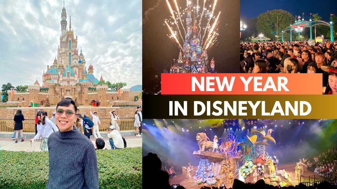 FIRST TIME in Hong Kong DISNEYLAND | New Year Countdown - YouTube