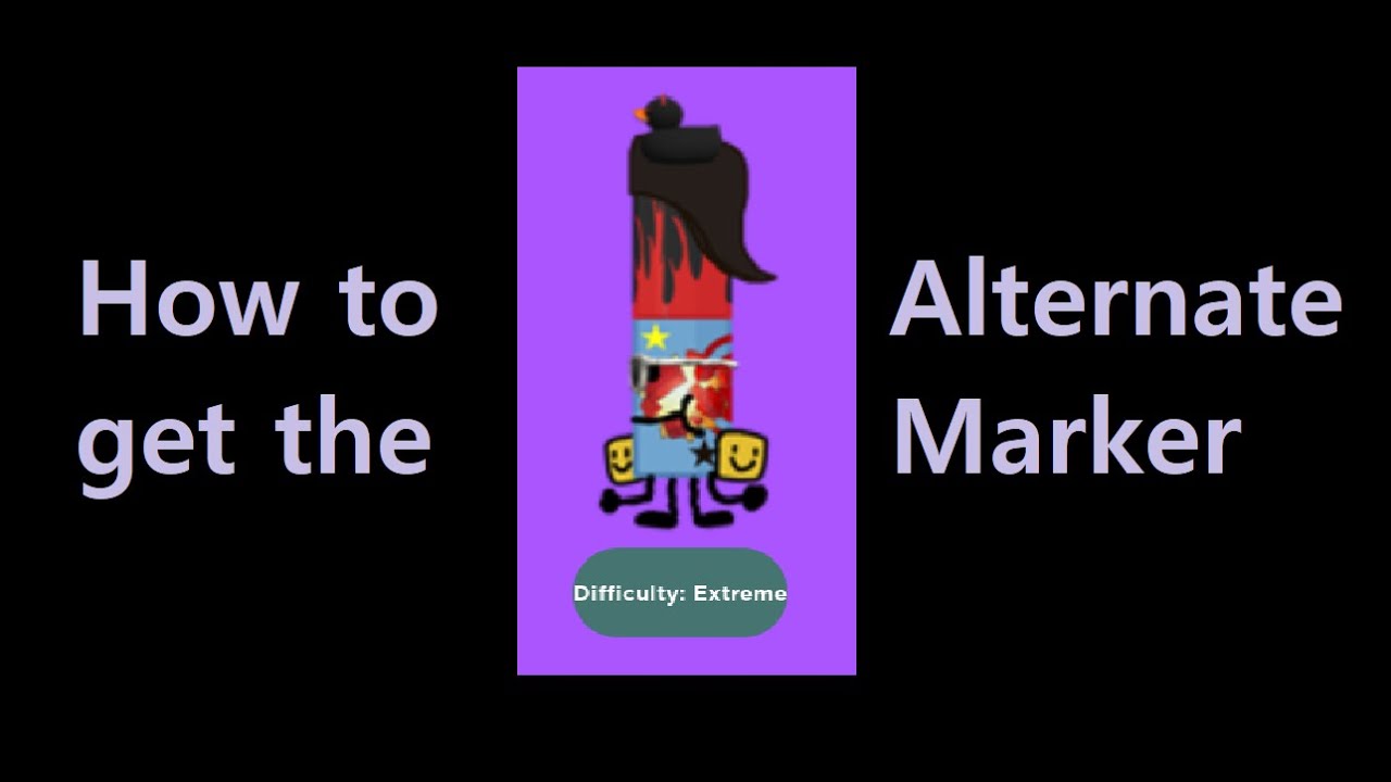 How to get the Alternative Marker! | Find the markers | Roblox - YouTube