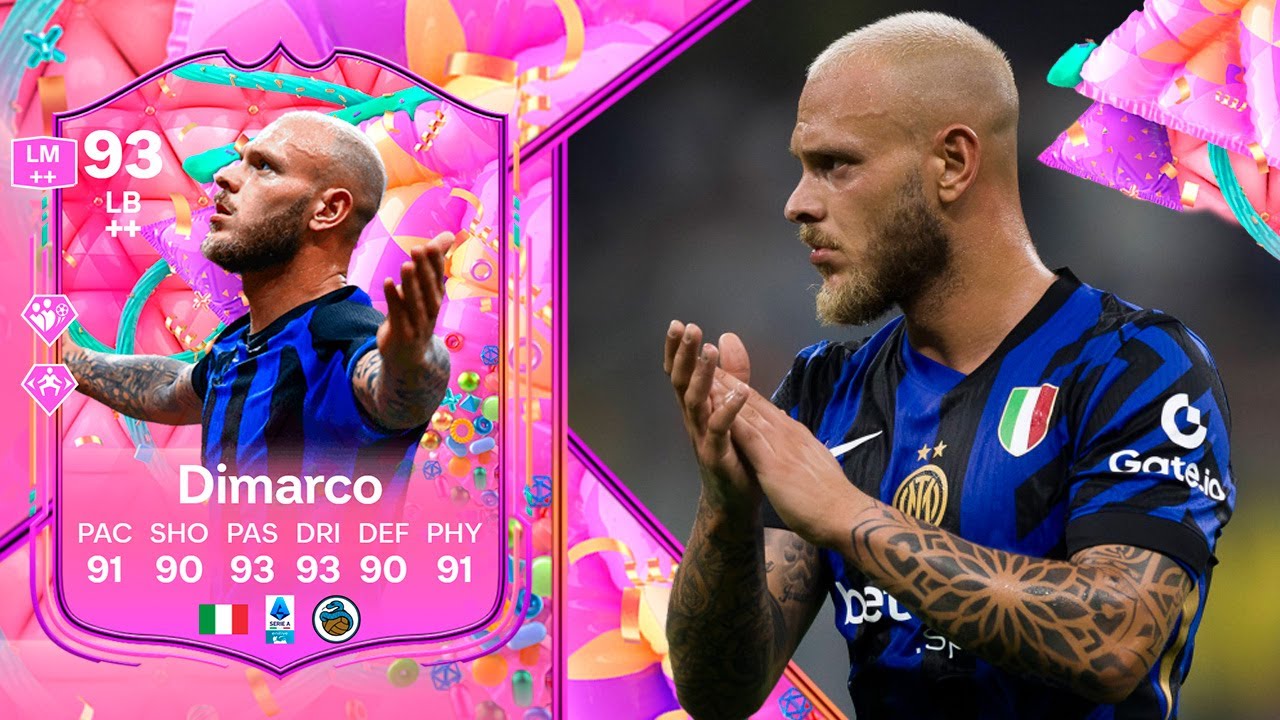LA PRIMER CARTA NAINGGOLAN GANG ESTE AÑO!!! REVIEW DIMARCO FUT BIRTHDAY ...