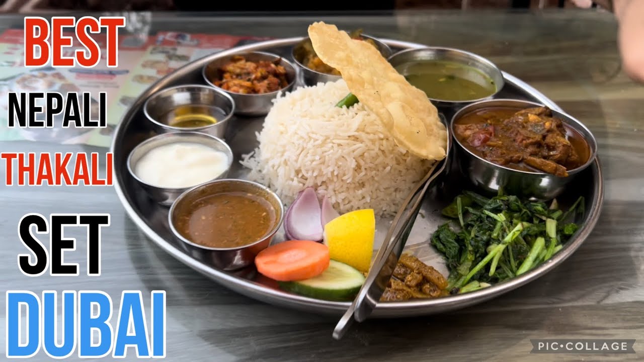 Best Nepali Thakali set in dubai | thakali khana | Nepali food |AD ...