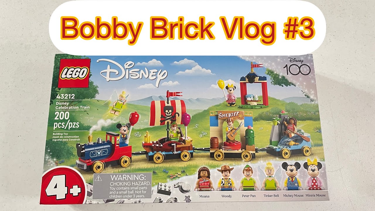 Bobby Brick Vlog #3 Disney 100 Train - YouTube