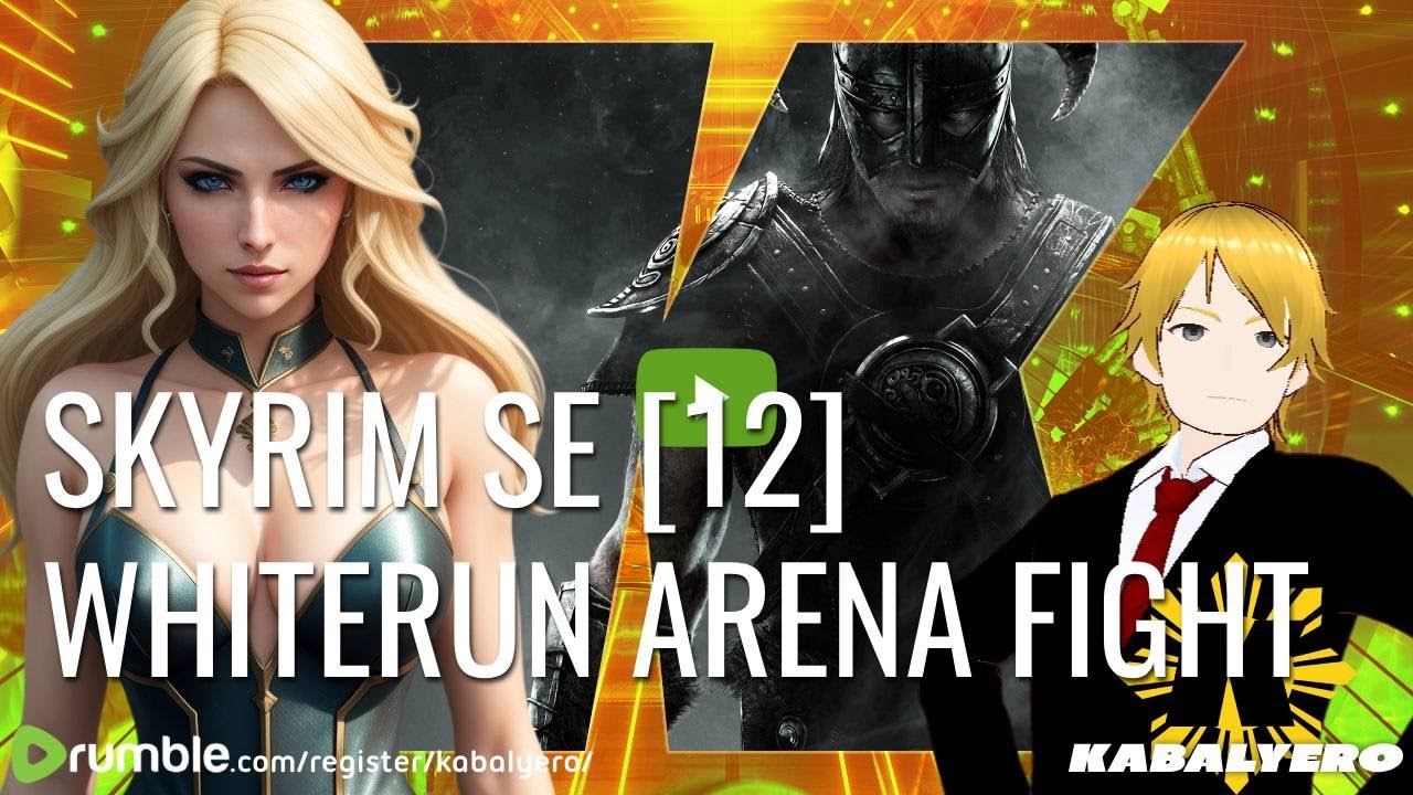 🔴 Skyrim Special Edition [12] Whiterun Arena Fights in Armored Bikinis ...