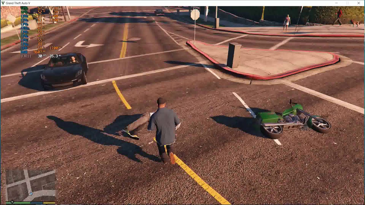 Grand Theft Auto V Gameplay run GTA 5 on GTX1050 3gb laptop - YouTube