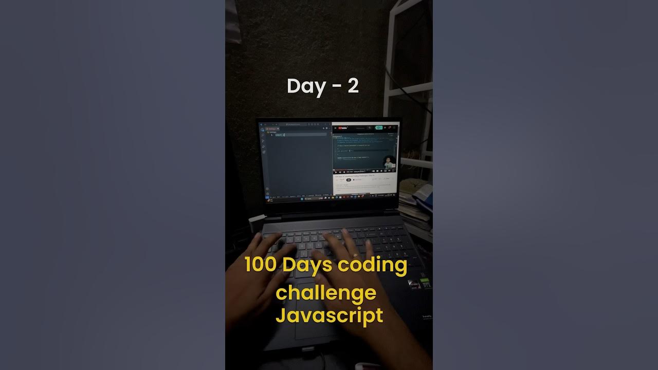 Day 2 Javascript 100days Coding Challenge Shorts Shortsvideo Trend Trending Youtube