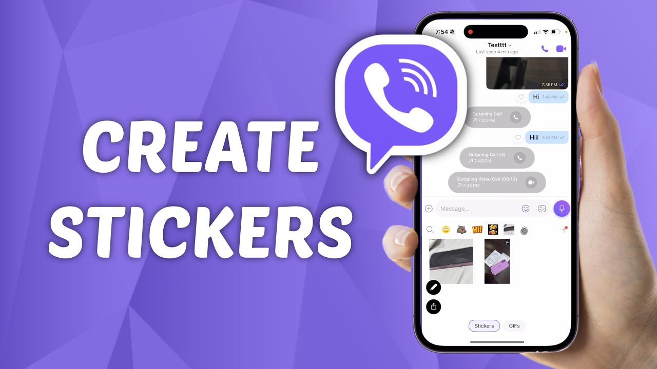 How to Create Stickers on Viber - YouTube